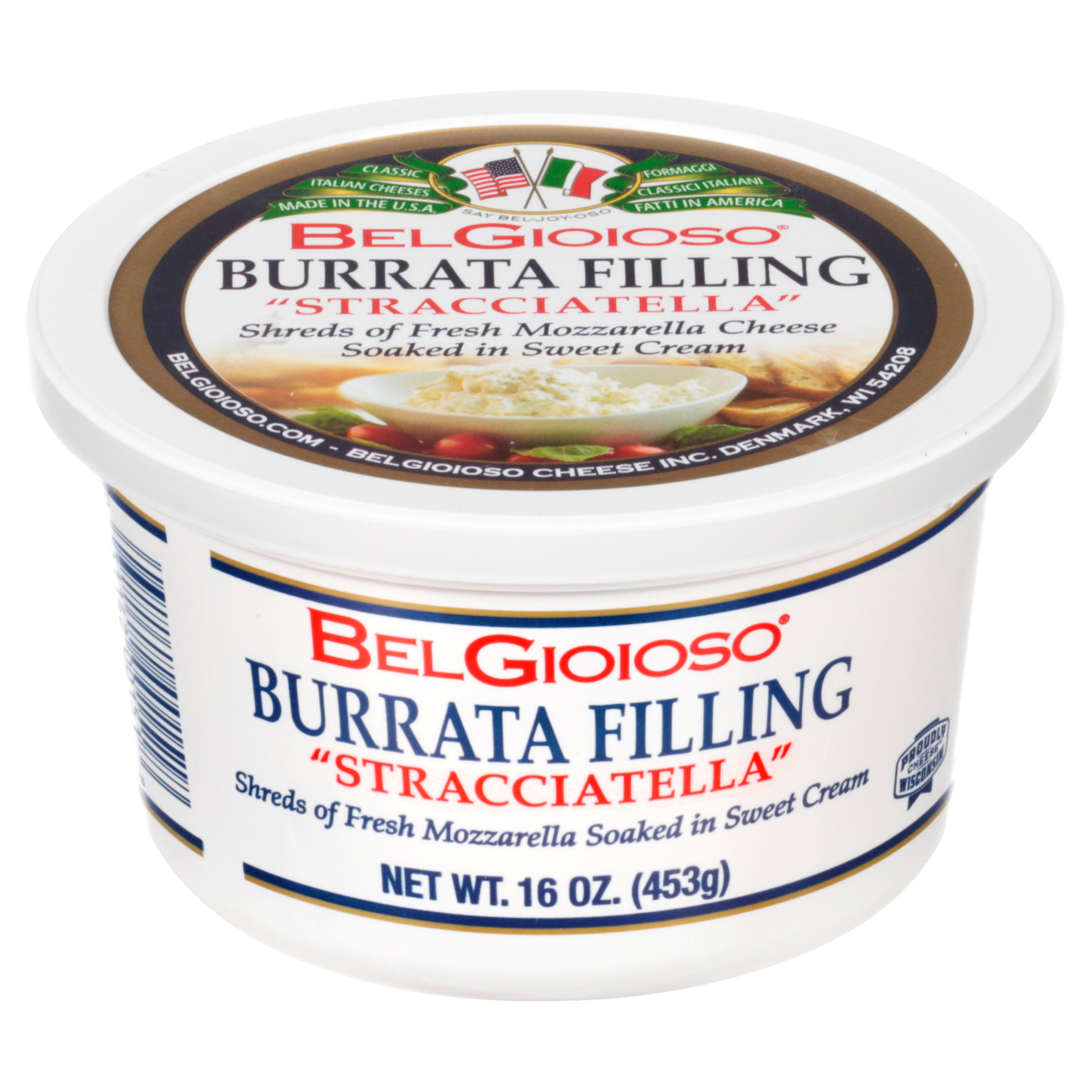 Burrata Filling 1 Lb BelGioioso Cheese Burrata Filling 1 Lb BelGioioso Cheese