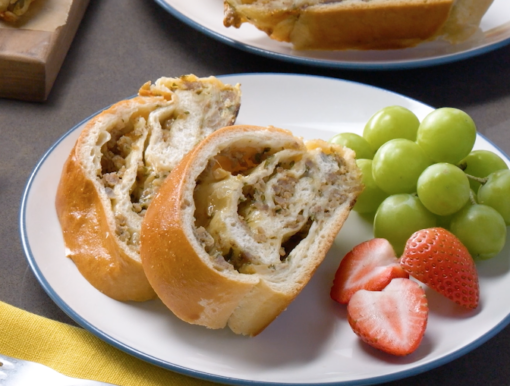 Provolone Sausage Bread - BelGioioso Cheese